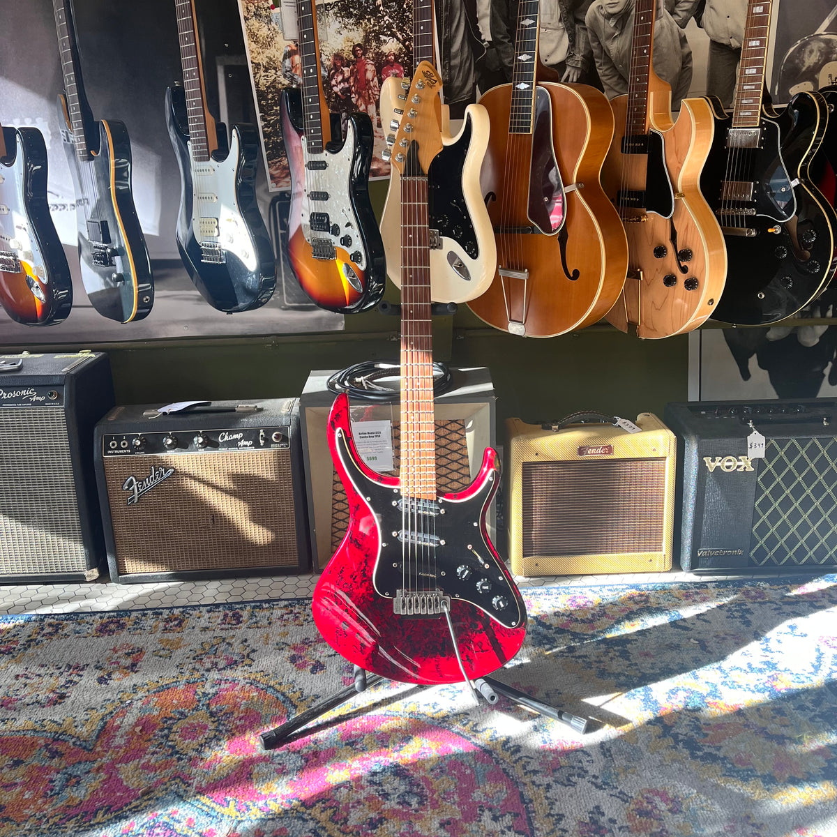 Hohner Revelation Rts Cherry Marble Orphan Guitars